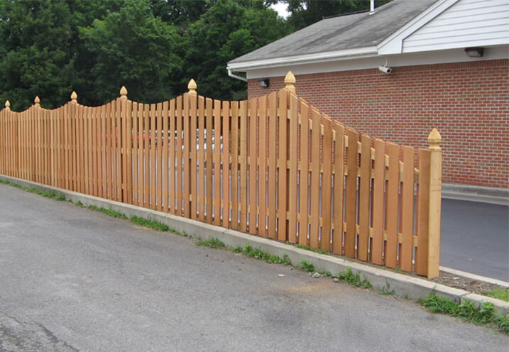 Middleborough Style Cedar Privacy Fence - Atlas Fence | Atlas Fence